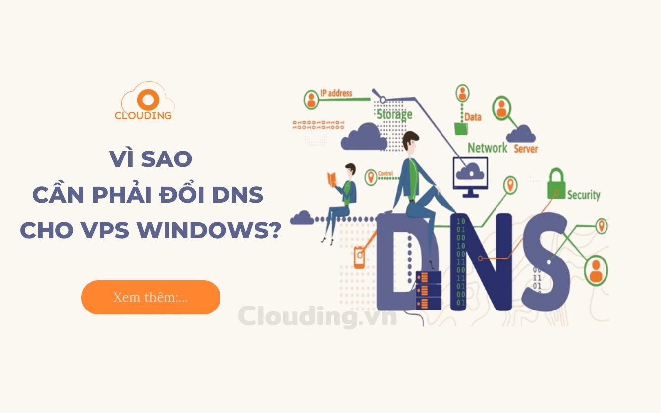 đổi DNS cho VPS Windows