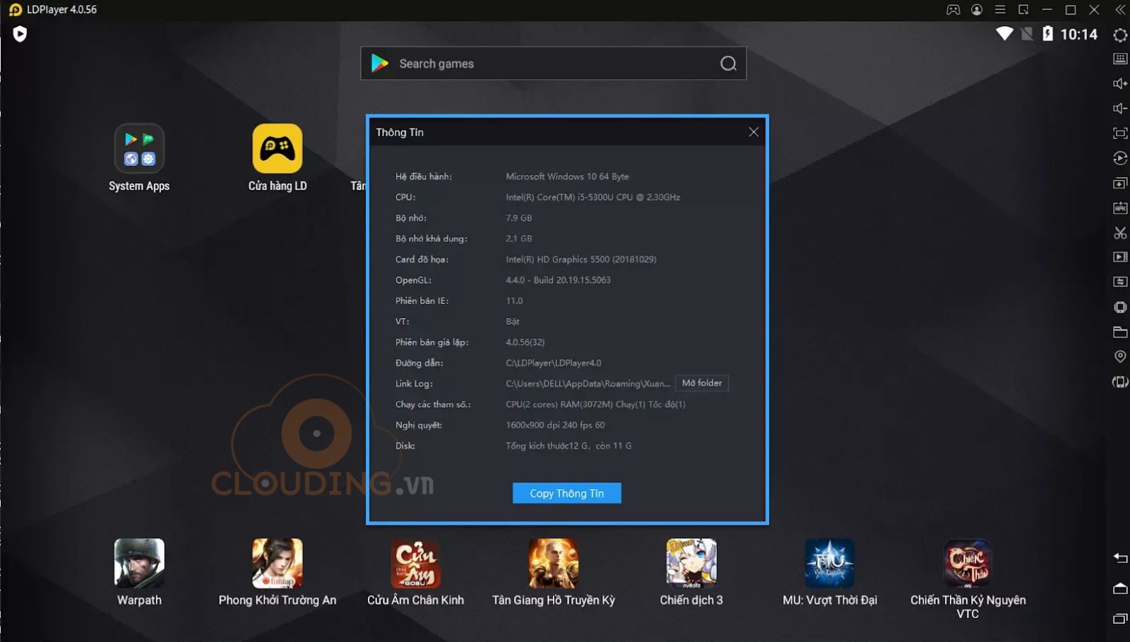 Giả lập LDPlayer và cách tối ưu, mua VPS GPU chạy giả lập